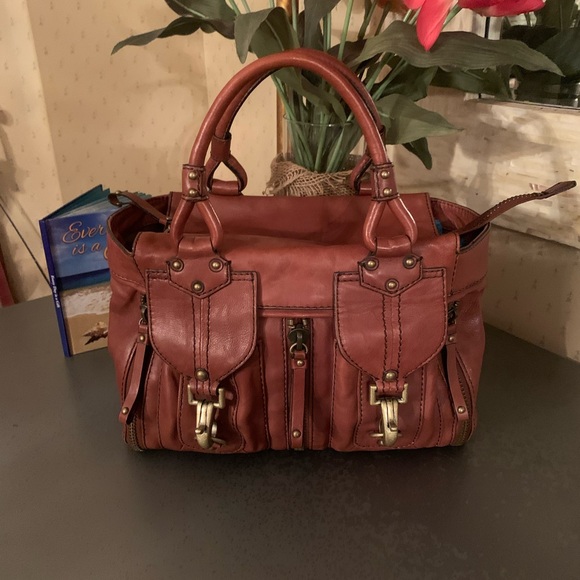 Gianni Bini | Bags | Gianni Bini Handbag Coniac Brown Color Zippered 2 ...